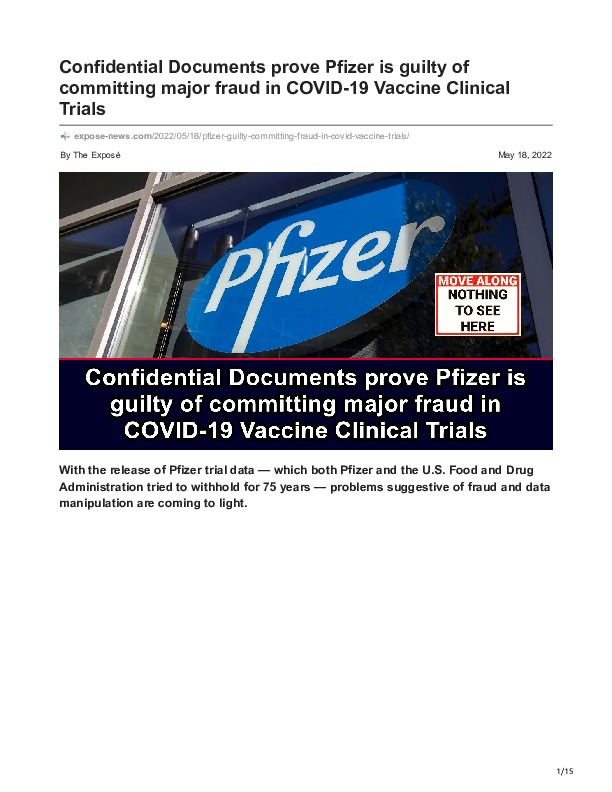 Shared post - Dr. Mercola: "Confidential Documents prove Pfizer is ...