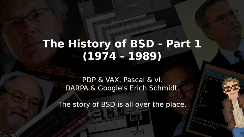 Shared post - The History of BSD - Part 1 (1974 - 1989)