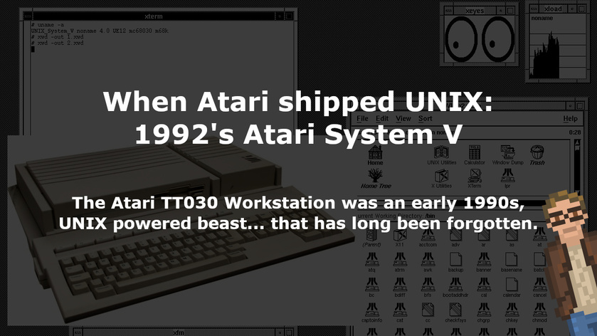 Shared post - When Atari shipped UNIX: 1992's Atari System V