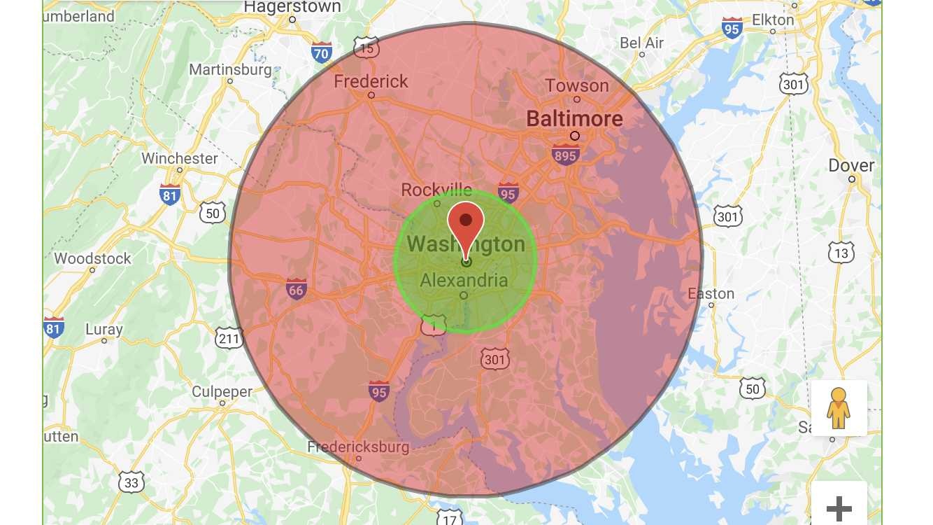 Shared post - Anyone within a 50 mile radius of DC? We are up ...