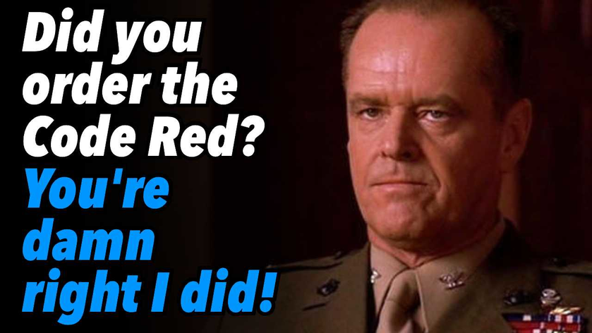 Shared post - Did you order the Code Red? You're damn right I did!