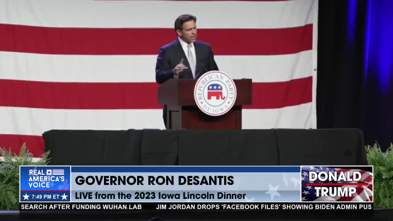 Shared post - Gov. Ron DeSantis highlights his military record