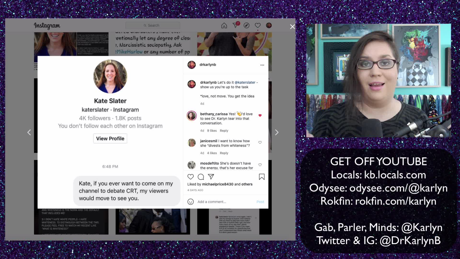 Shared post - Uh oh...Brandeis Dean Kate Slater is being held ...