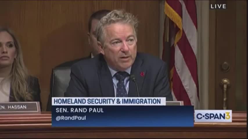 Shared post - Rand Paul: “DHS even put out a video encouraging children ...